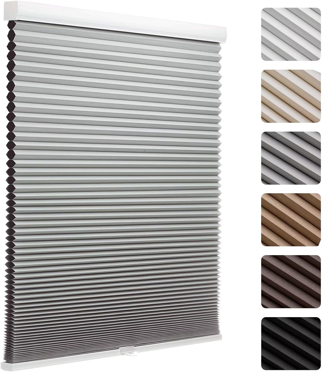 Amazon.com: MYshade Cordless Blackout Cellular Shades, 1.5" Honeycomb ...