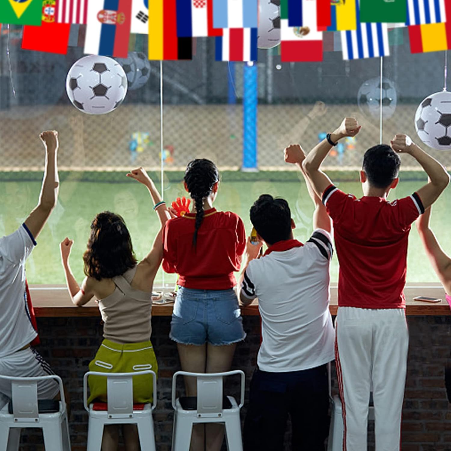 FLAGBURG World Cup 32 Countries String Flag 2022 World Cup Football ...