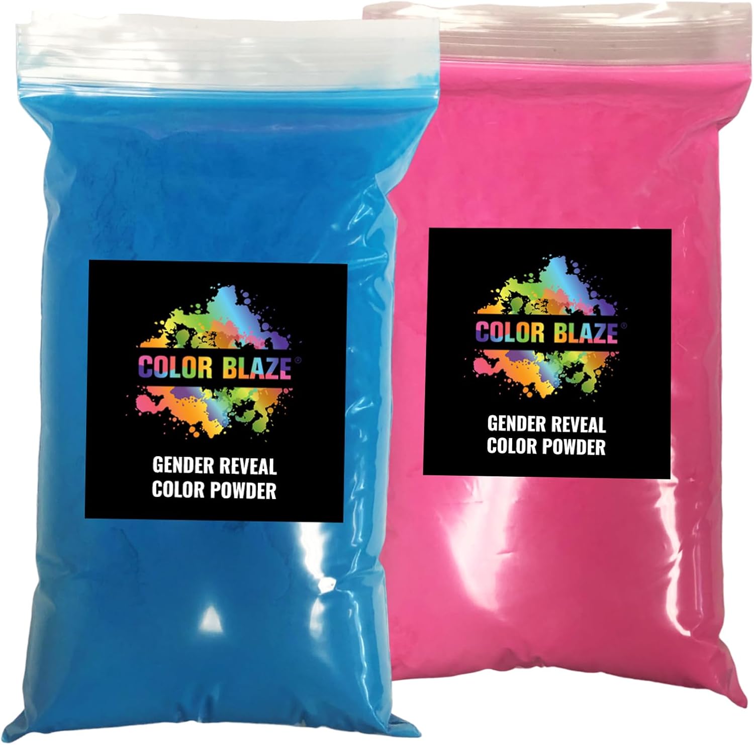 Amazon.com: Color Blaze Baby Gender Reveal Powder - 1lb Blue & 1lb Pink ...