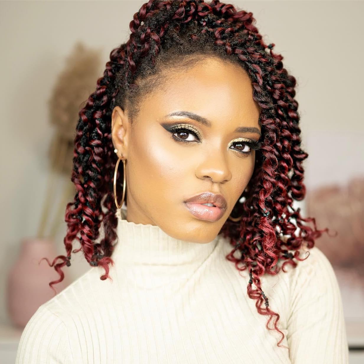 Amazon.com : Passion Twist Crochet Hair 14Inch Passion Twist Hair for ...