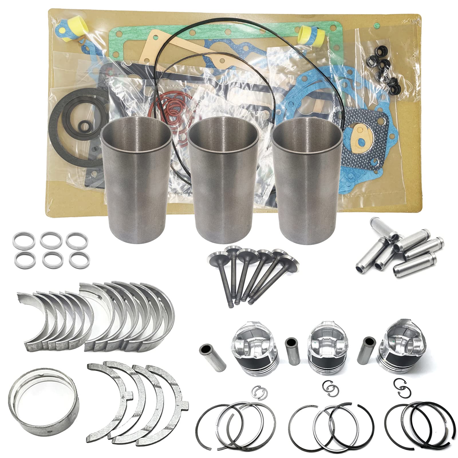 Amazon.com: SHESWEET K3C Overhaul Kit Engine Replacement Parts for ...