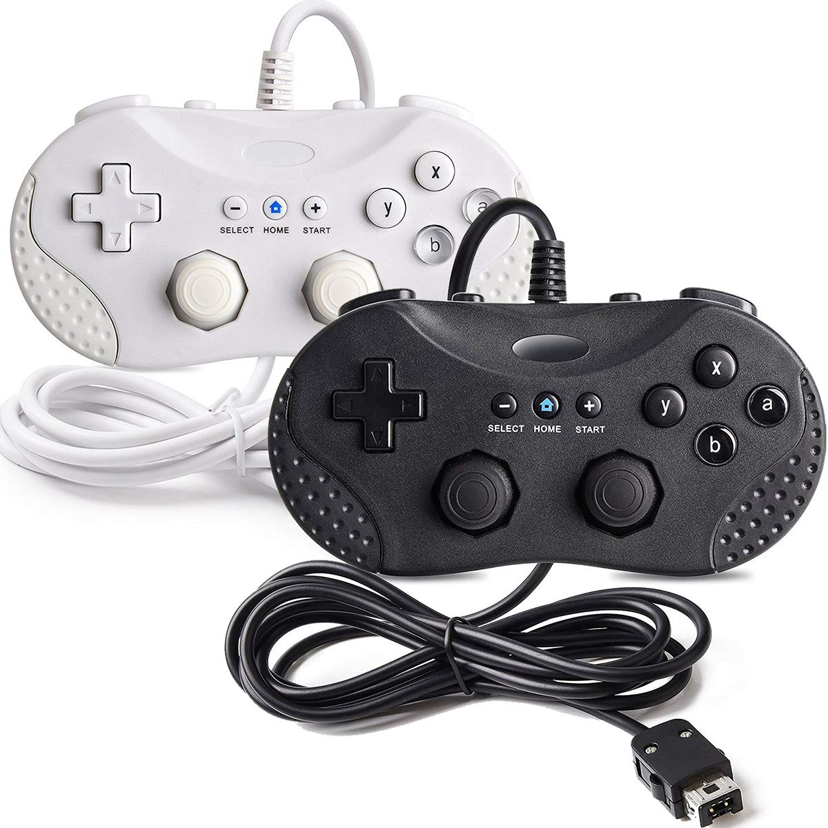 Amazon.com: 2Pack Wii Classic Controller, Wired Controller for Wii/Wii ...