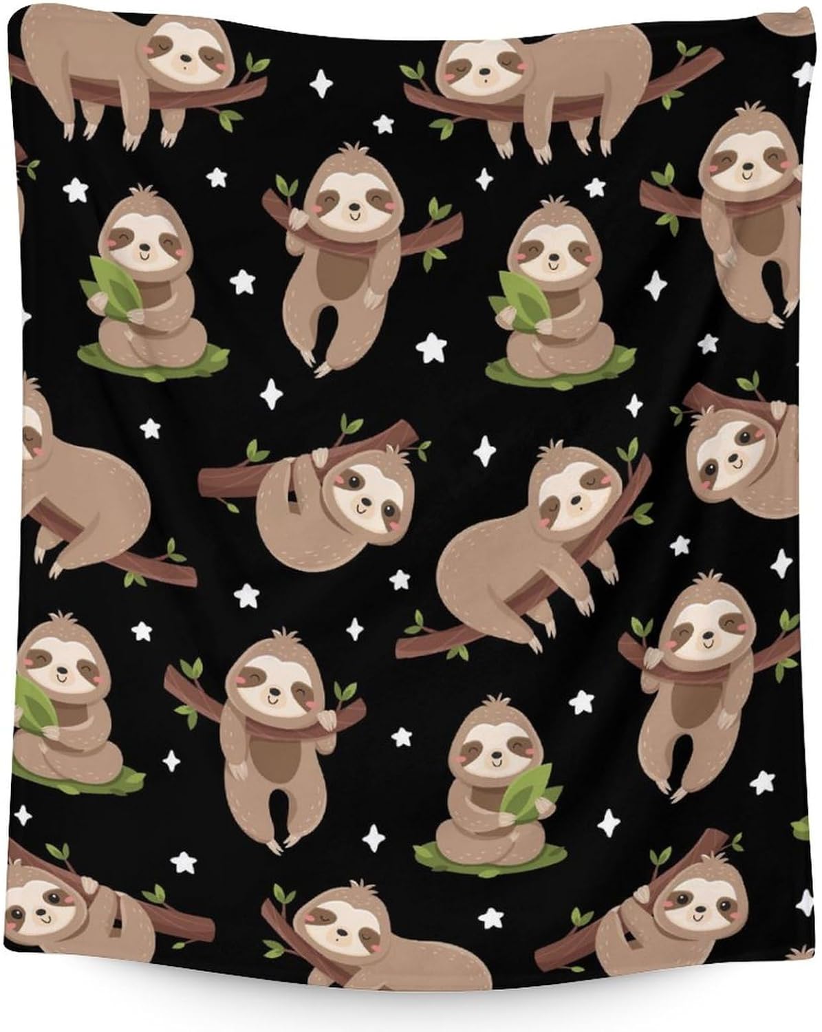 Amazon.com: Sloth Blanket - Soft Fuzzy Throw Blankets for Kids - 40"x50 ...