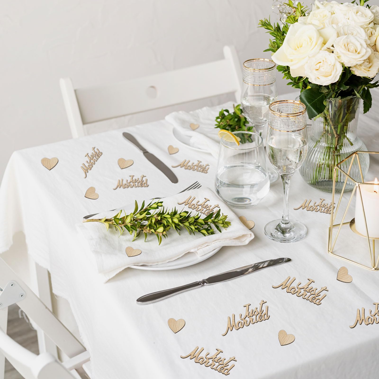 Confetti Wedding Table Decorations