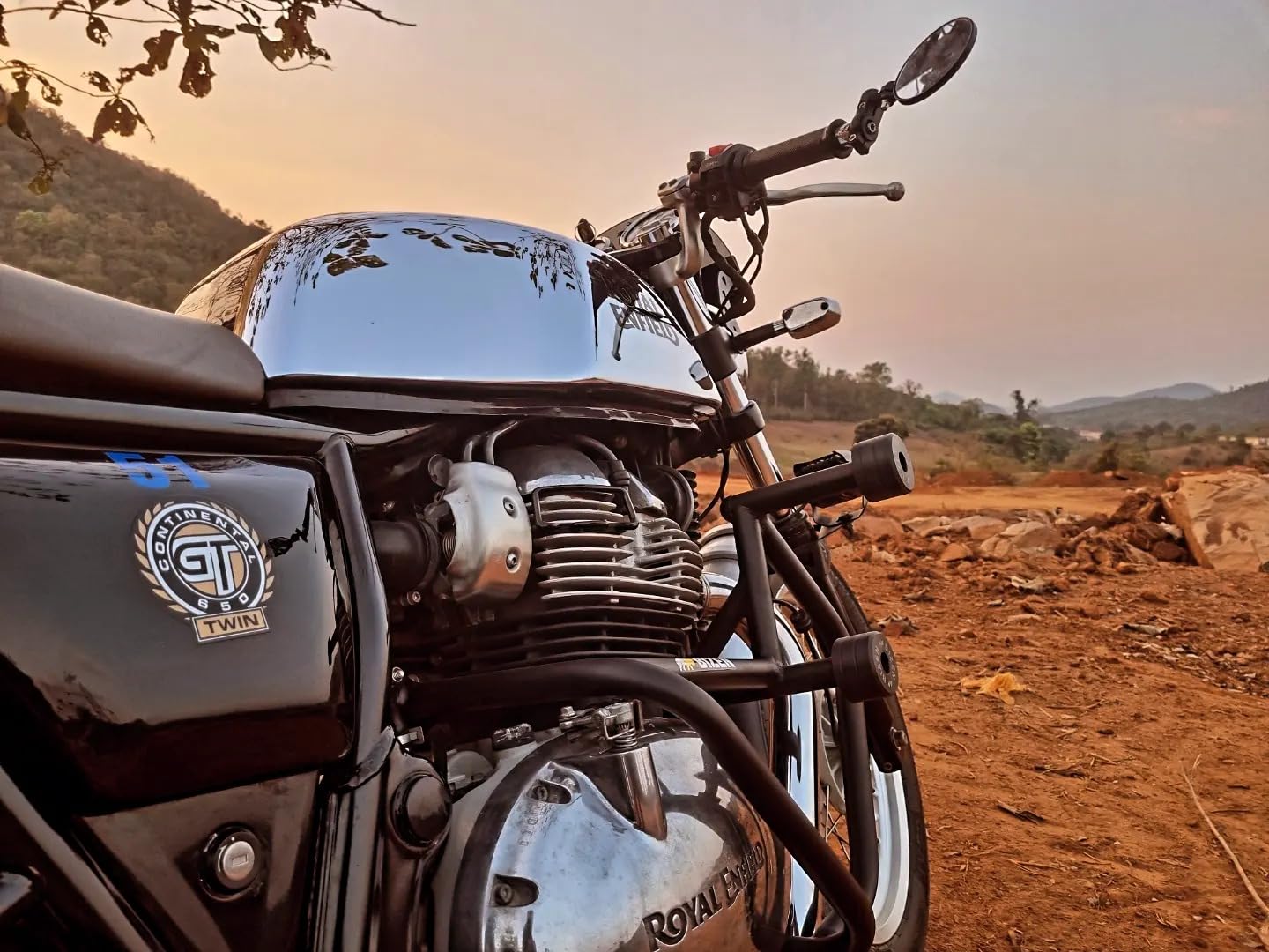 BIZEN RE Interceptor 650/ Continental GT 650 Premium Crash Guard with ...