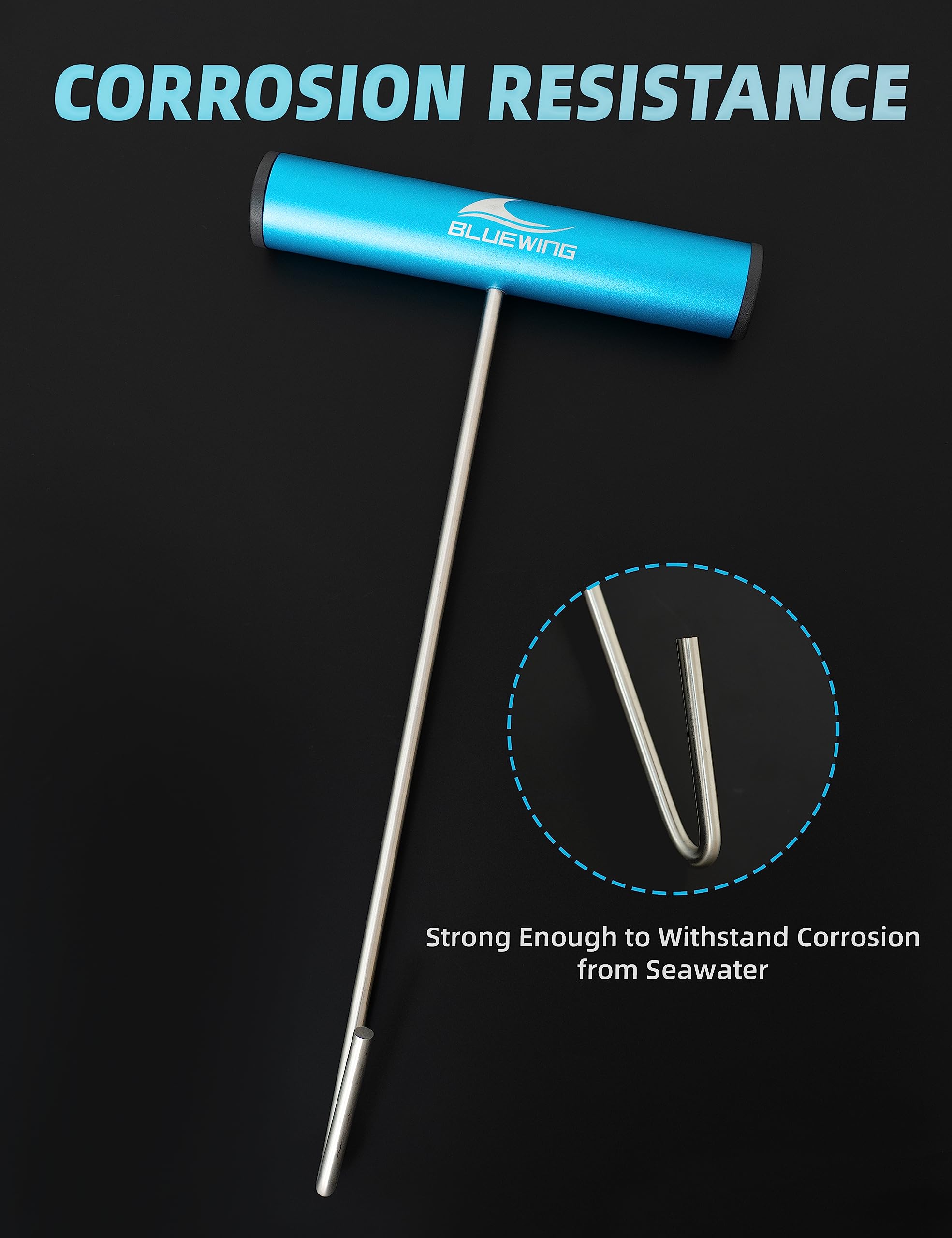 Fishing Hook Remover Tools 12in/24in Stainless Steel Fish Dehooker Tool ...