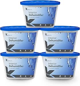 ZOPPER 5 x Interior Dehumidifier 500ml - Stop Damp, Mildew and Mold ...