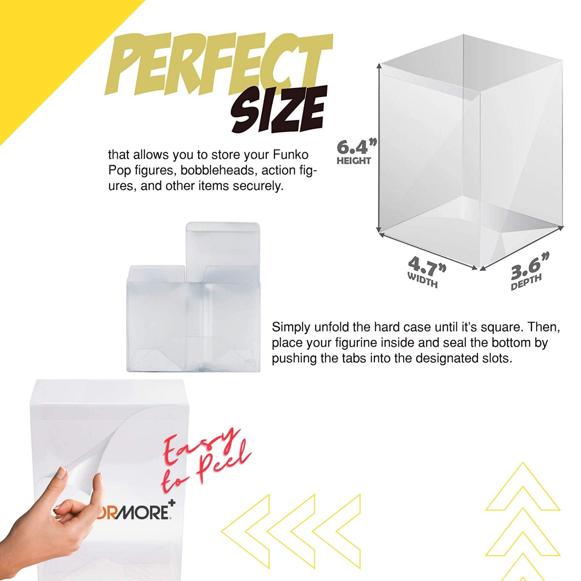 Performore 40 Pack of Ultra Clear Protector Case with Protective Film ...