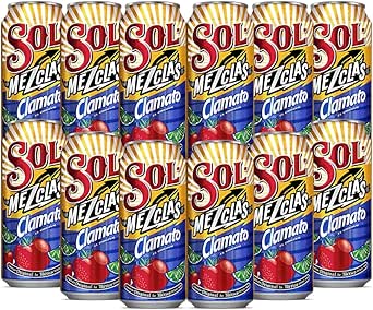 Sol Clamato, Cerveza Preparada, 24 Latas de 473ml : Amazon.com.mx ...
