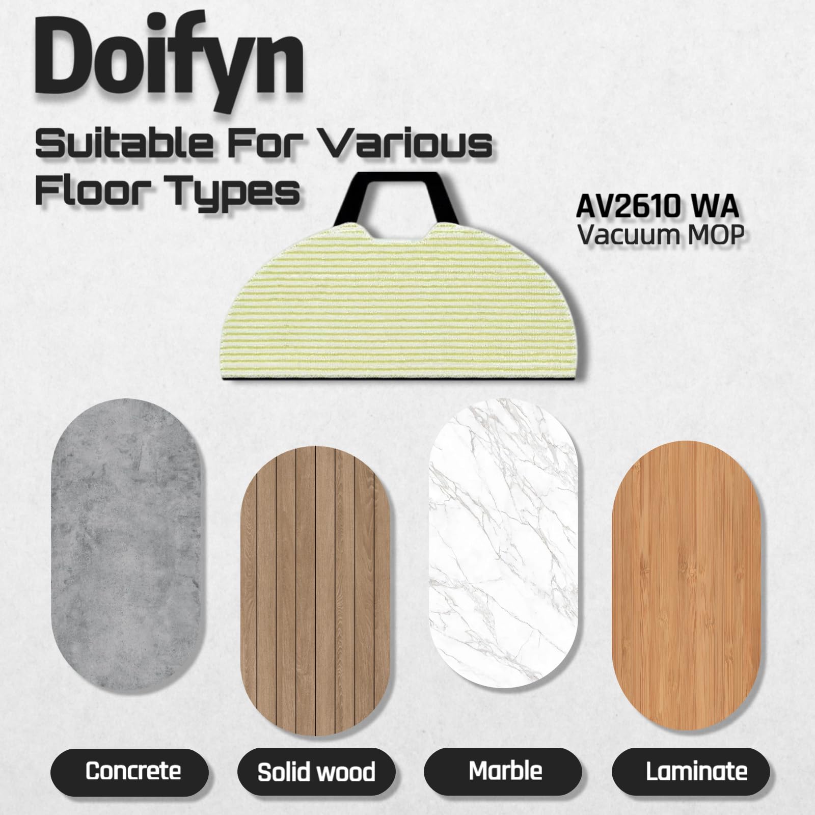 Snapklik.com : Doifyn 4 Pack Mop Pads For Shark RV2610WA AV2610WA ...