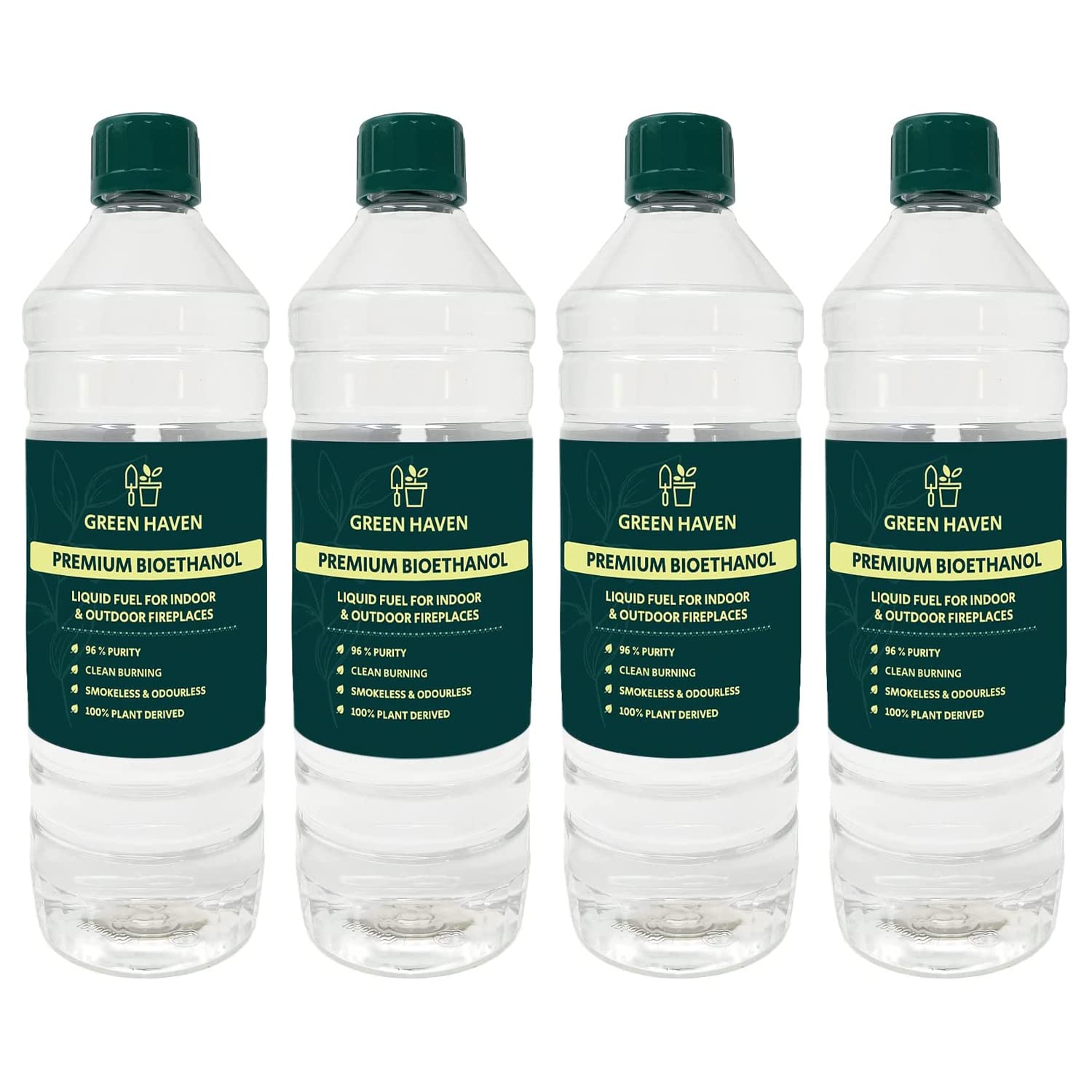 Buy GREEN HAVEN 4L Premium Bioethanol Fuel for Fireplace – Bio Ethanol ...