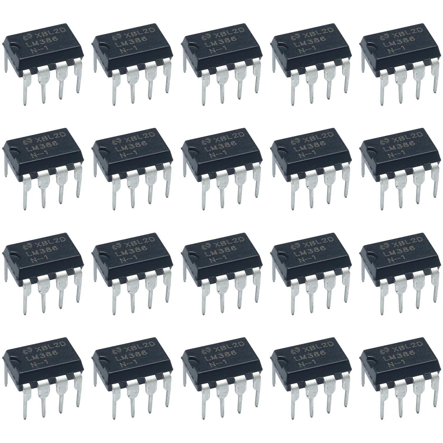 Amazon.com: LM386 Audio Amplifier FMHXG 20PCS LM386N DIP-8 Low Voltage ...