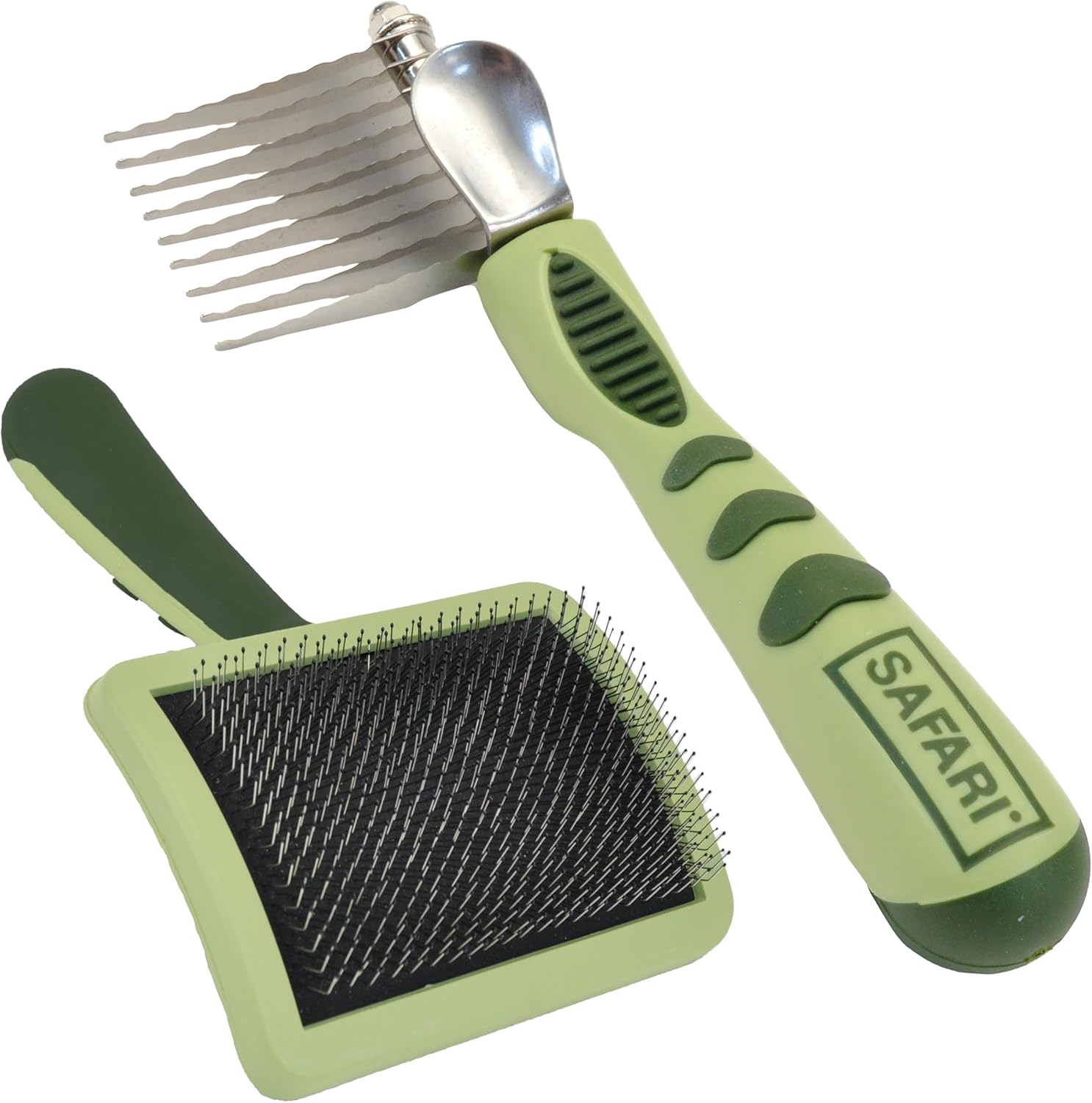 Amazon.com : Coastal Pet Safari Dog De-Matting Comb & Slicker Dog Brush ...