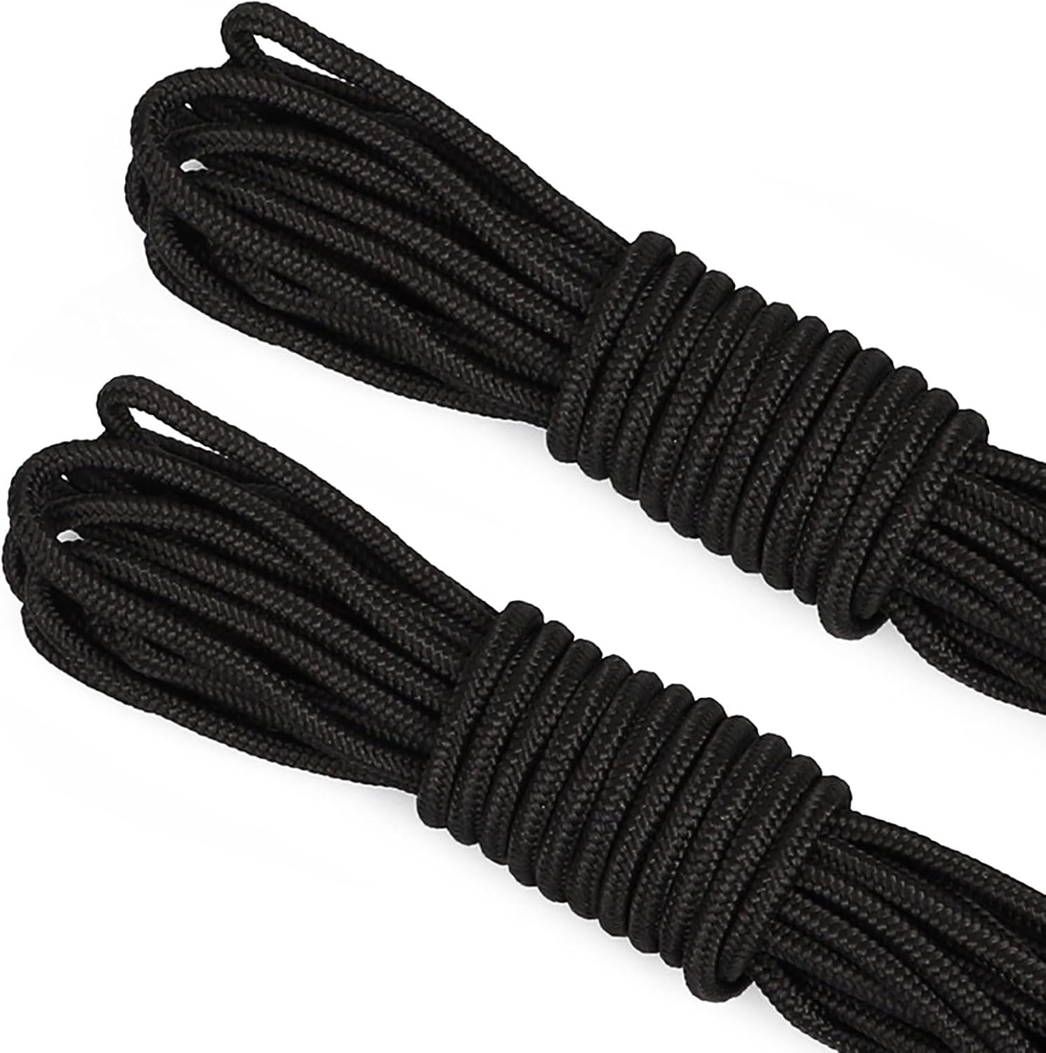 YAYODS 60M Black Nylon Rope, 6MM Thick Nylon Cord, Multi-Functional ...