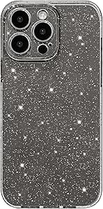 Amazon.com: Hython Case for iPhone 15 Pro Case Glitter Cute Sparkly Shiny Bling Sparkle Phone ...