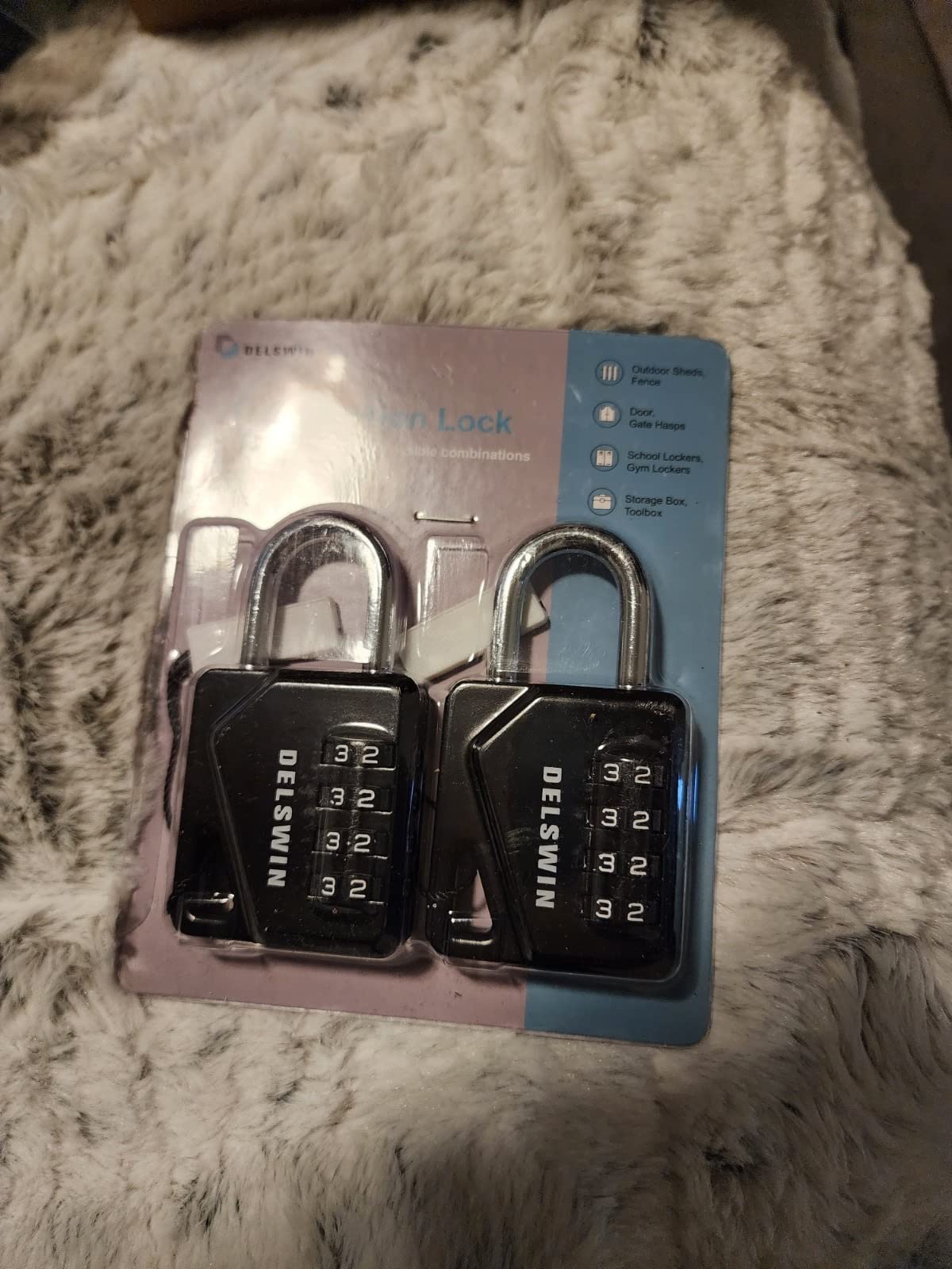 $1/mo - Finance DELSWIN Combination Lock, 4 Digit Locker Lock Small ...