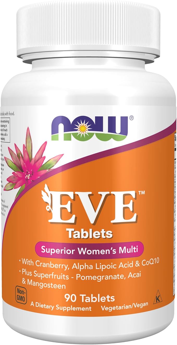 Amazon.com: NOW Supplements, Eve™ Women's Multivitamin with Cranberry ...