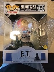 Amazon.com: Funko Pop! Moment: E.T. The Extra-Terrestrial - Elliot and E.T. Flying (Glow in The ...