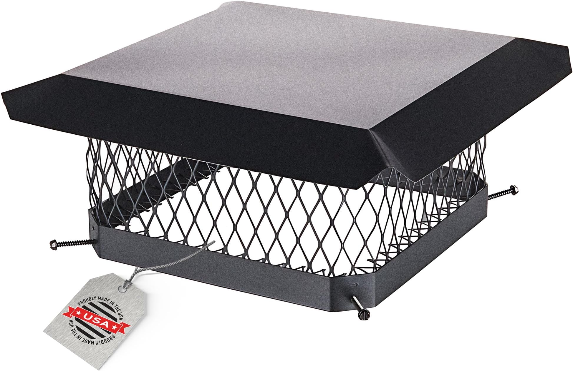 The Forever Cap CCSSE1313 13 x 13-Inch Stainless Steel Single Flue ...