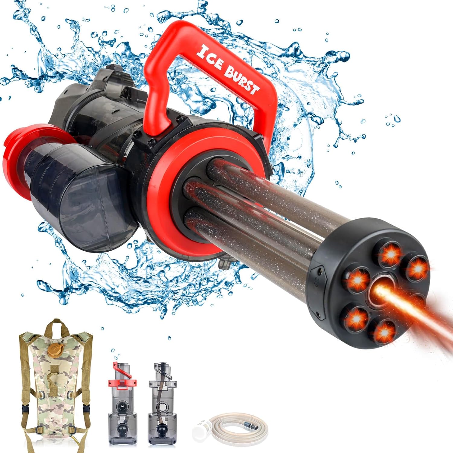Amazon.com: Pycoal Gatling Water Gun, Powerful Electric Water Gun ...