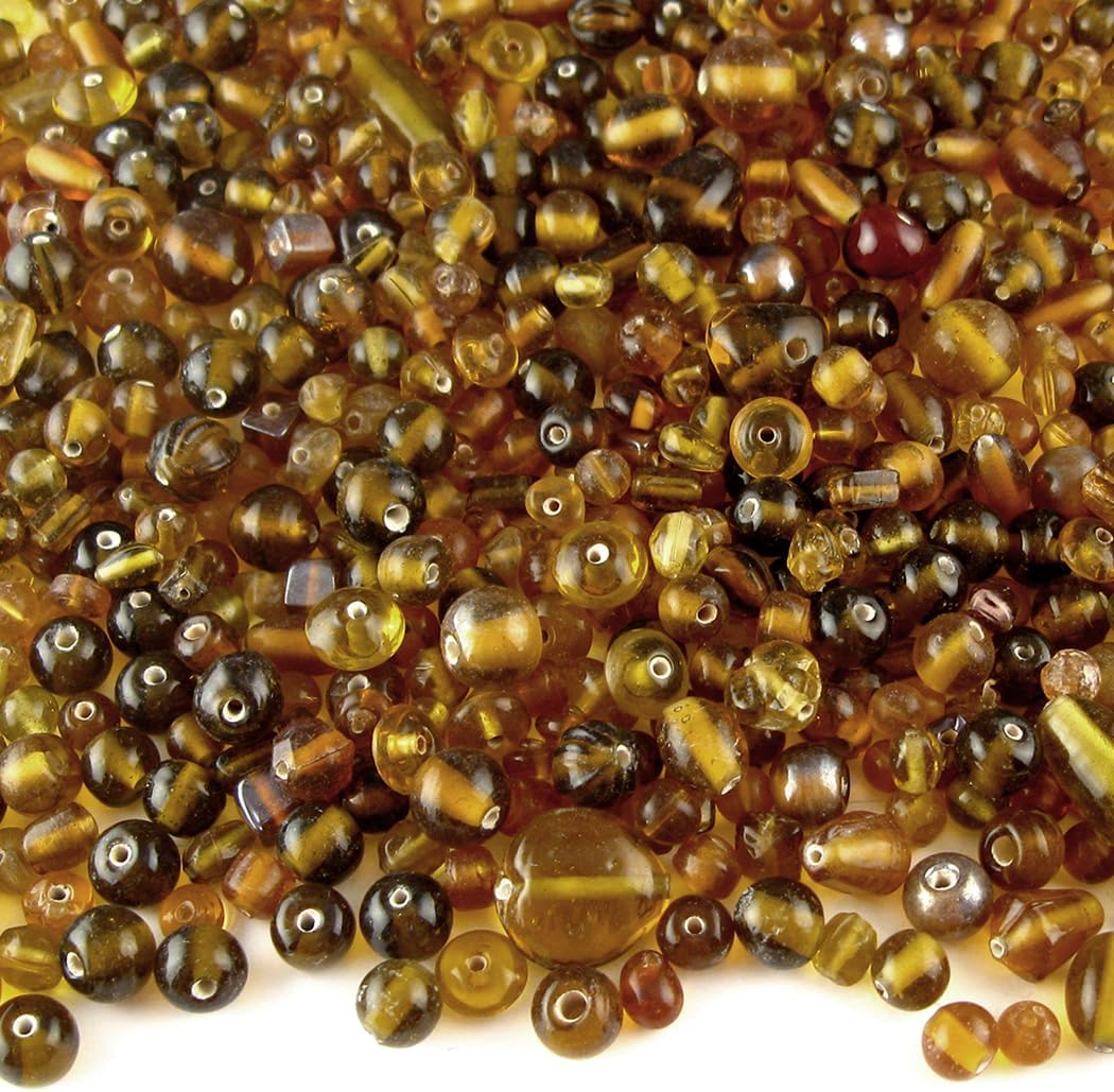 Amazon.com: The Crafts Outlet 4-oz=112-g Bulk Assorted Shapes and Sizes ...