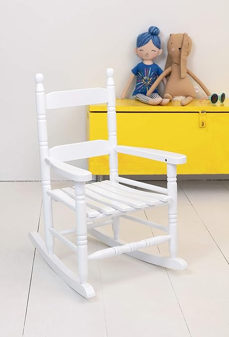 Amazon.com: Jack-Post KN-10W Classic Child's Porch Rocker White ...