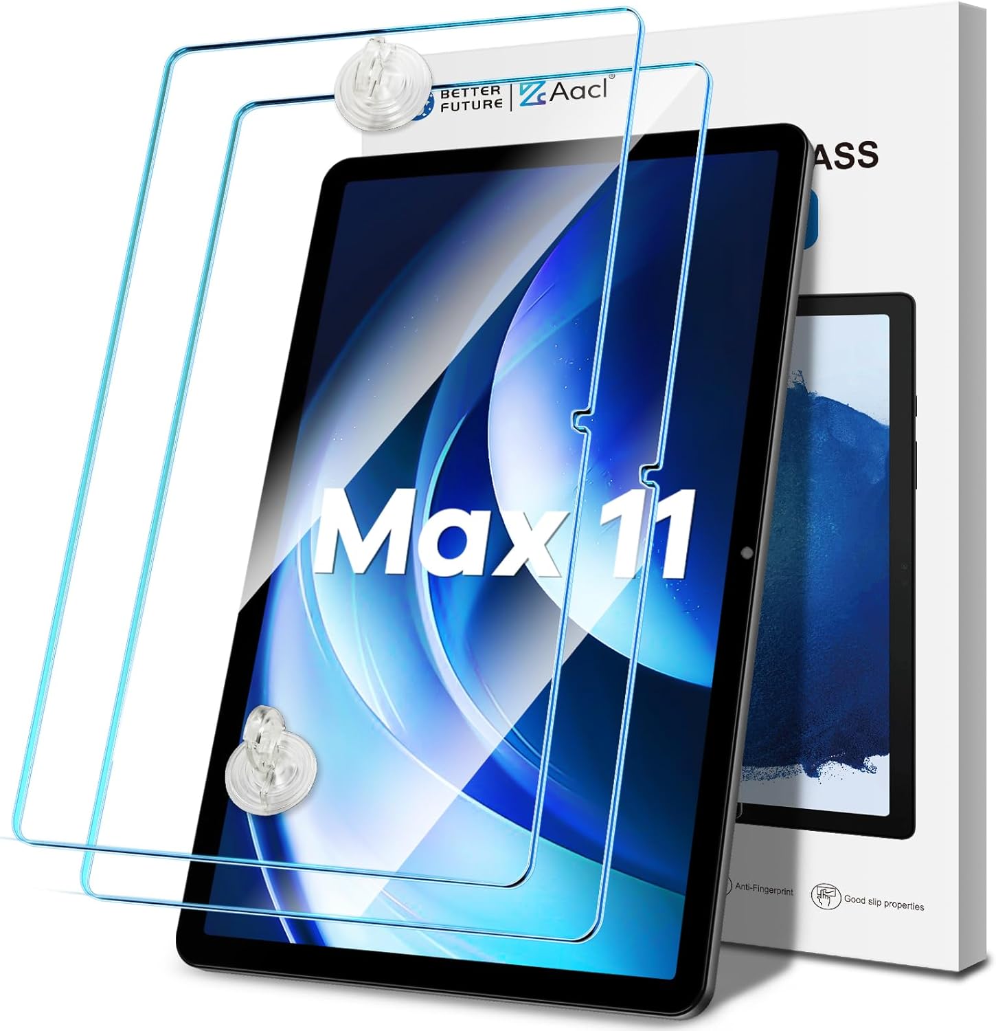 Amazon.com: AACL 2-Pack Tempered Glass for All-New Fire Max 11/TM112 ...