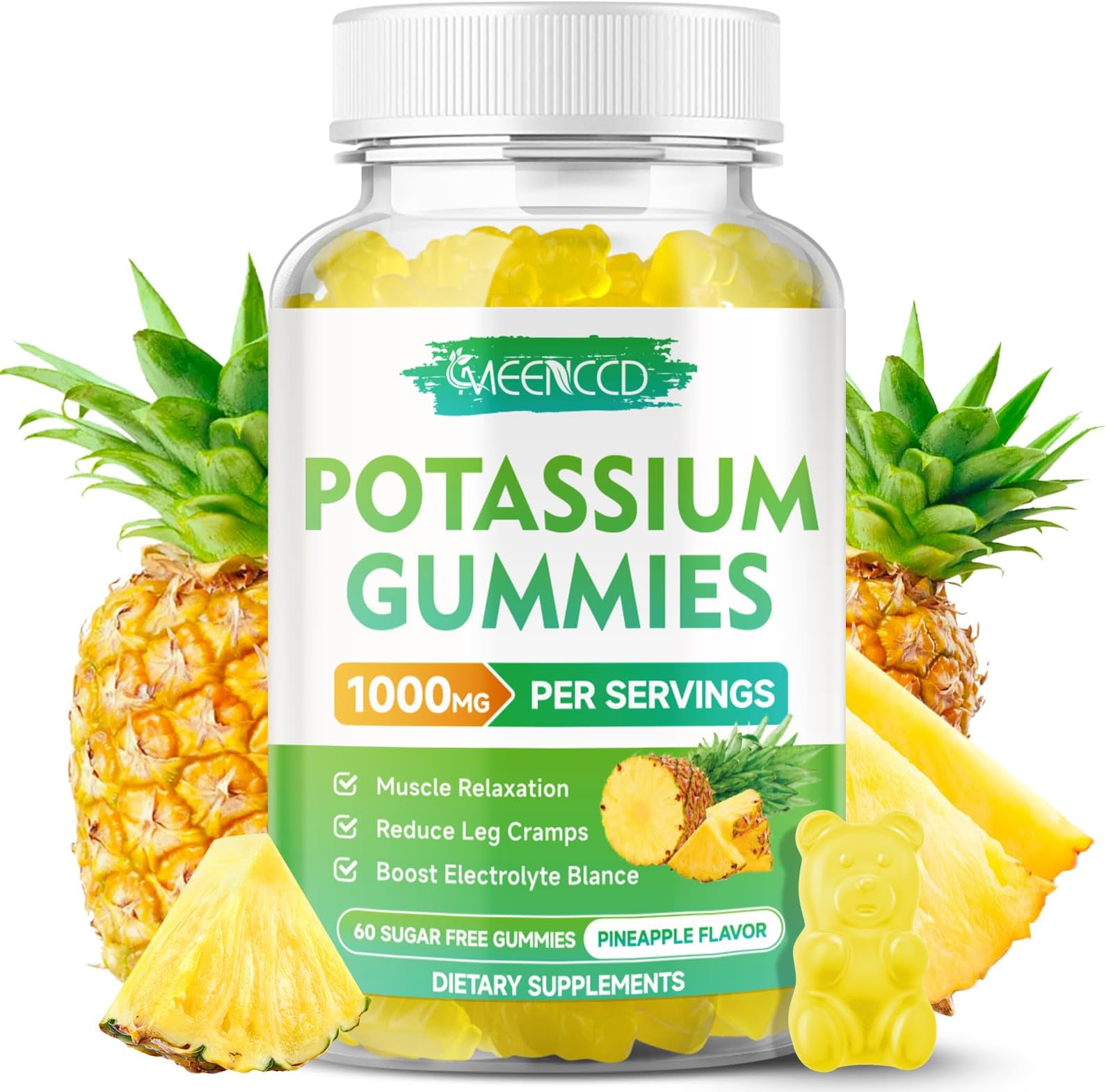 Amazon.com: Potassium Citrate Gummies for Adults, Sugar-Free Potassium ...
