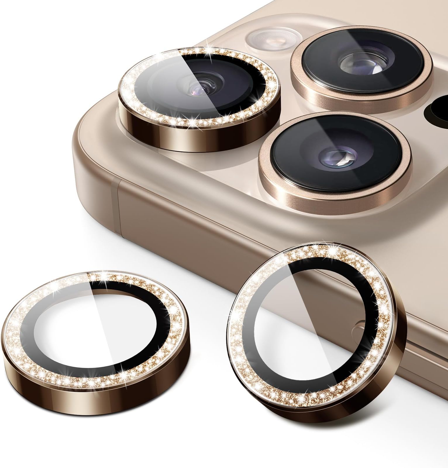 JETech Camera Lens Protector for iPhone 16 Pro 6.3-Inch and iPhone 16 ...