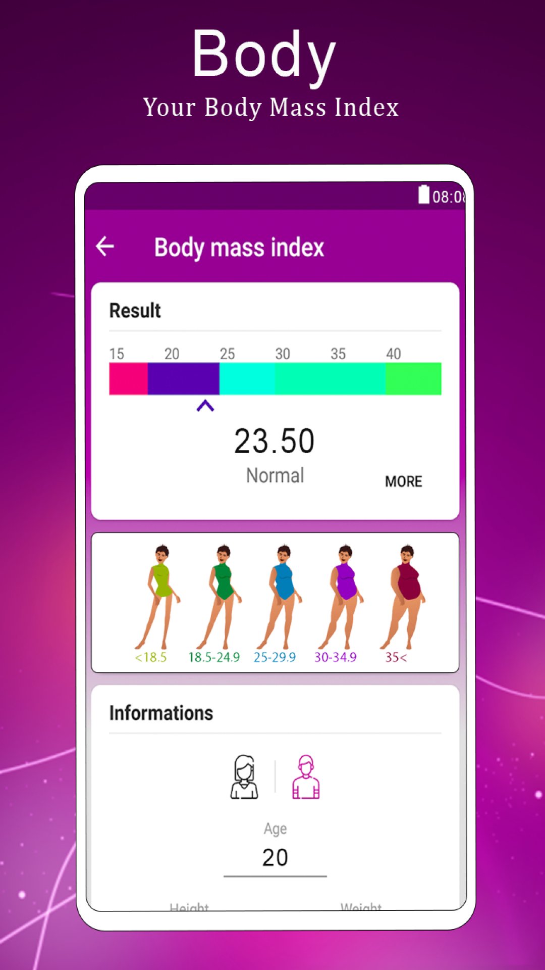 BMI Calculator: Perfect Body:Amazon.de:Appstore for Android