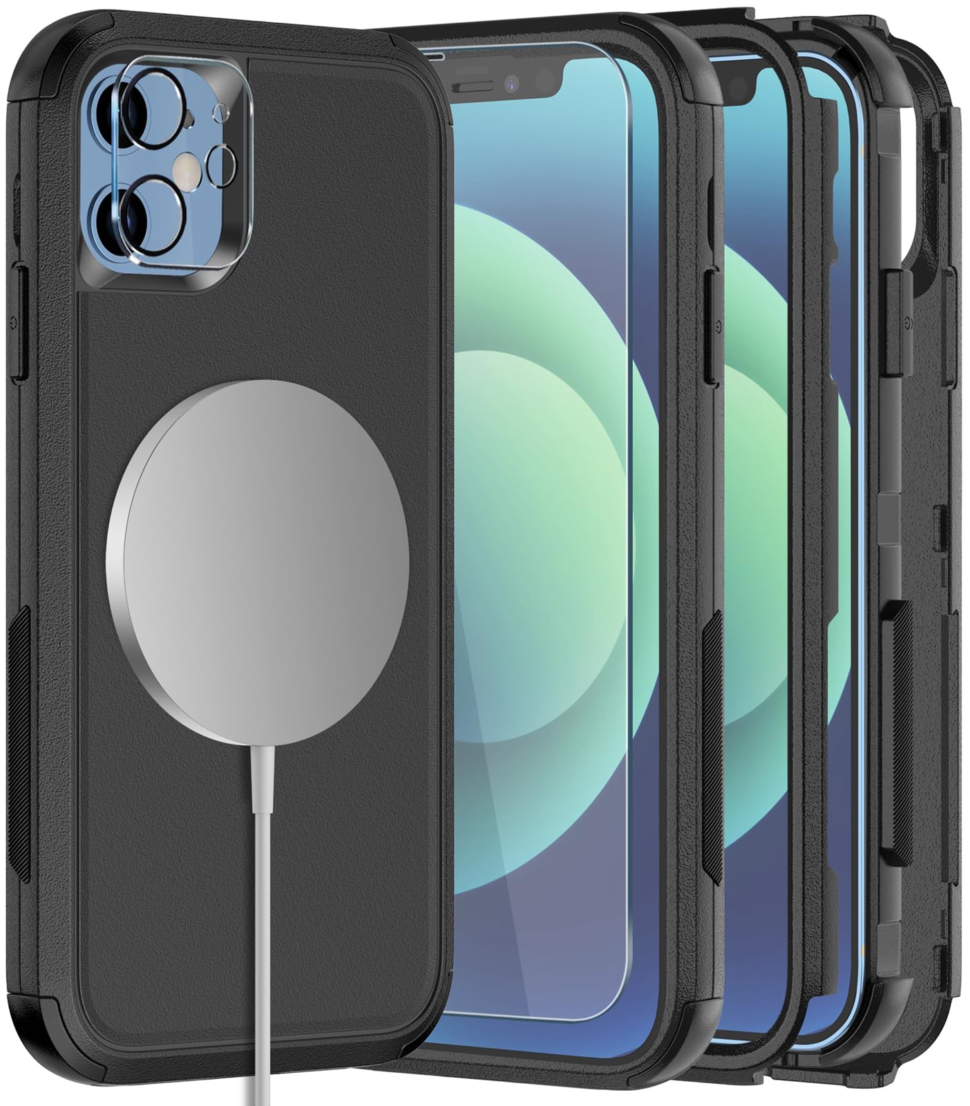 Amazon.com: Diverbox for iPhone 12 case, iPhone 12 Magnetic case [with ...