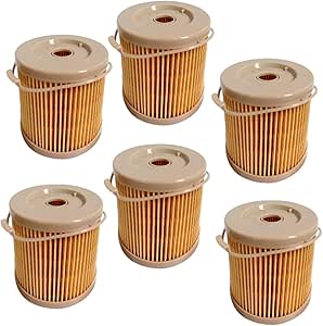 Amazon | 861014 828897 2010TM-OR 6 個 10 ミクロン燃料フィルターエレメントボルボペンタディーゼルエンジン ...