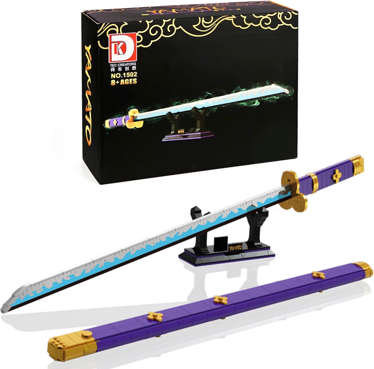 DK CREATION Katana One Piece Zoro Enma - Epée Jeu Construction 936 Pièces - Boite Premium ...