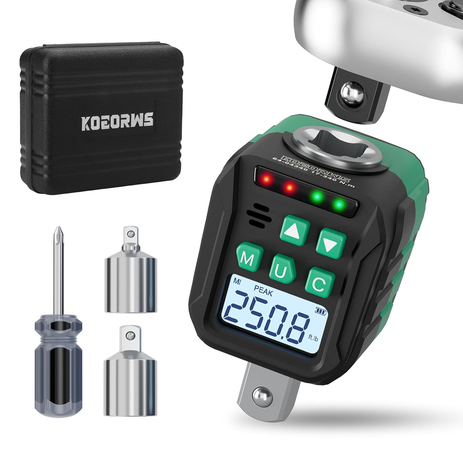 Amazon.com: KOEORWS 1/2-Inch Digital Torque Adapter, 12.54-250.8 Ft.lb ...