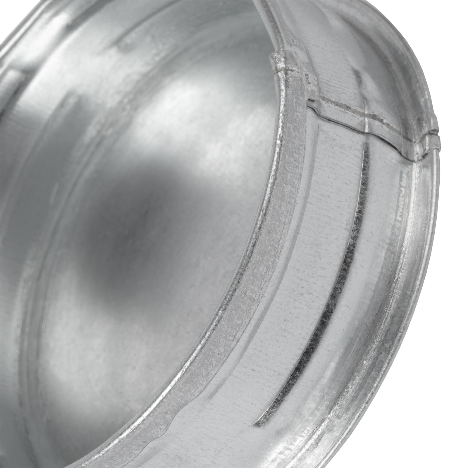 Snapklik.com : 4 Inch Metal Tee Cap - Round Vent Cover - Galvanized ...