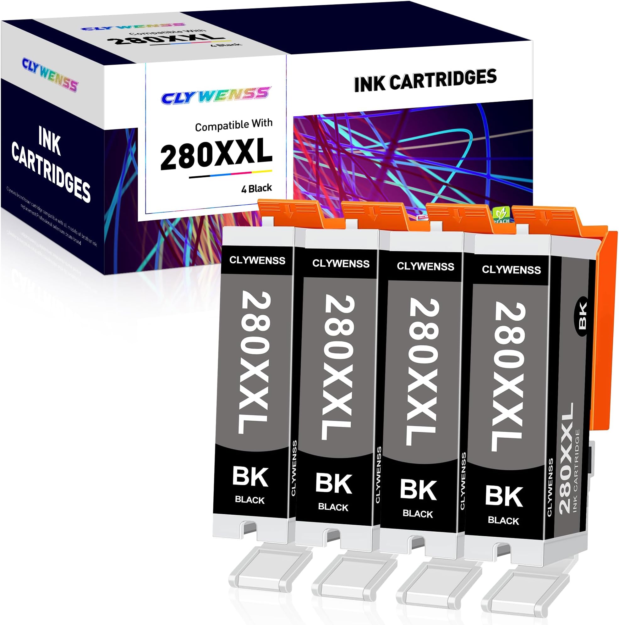 Amazon.com: Compatible 280XXL 281XXL Ink Cartridge Replacement for ...