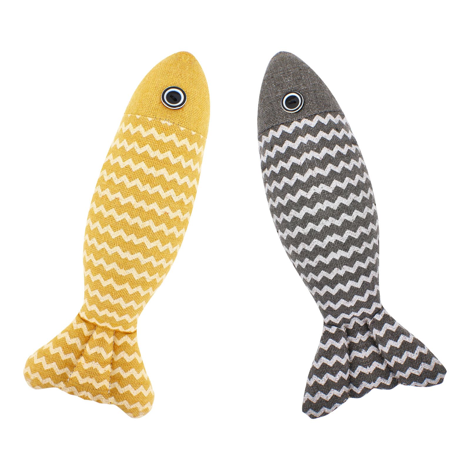 Amazon.com : MAOZHUREN 2 Pcs Catnip Toys Fish, Cat Toys Self Play, Cat ...