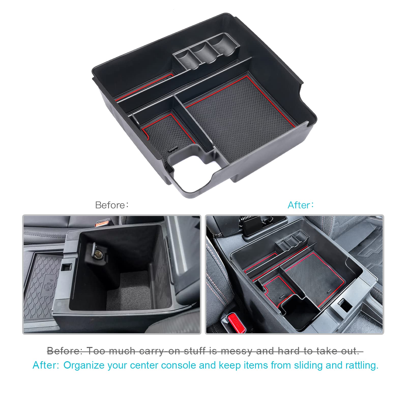 Snapklik.com : CDEFG For 2022-2025 Frontier Center Console Organizer ...