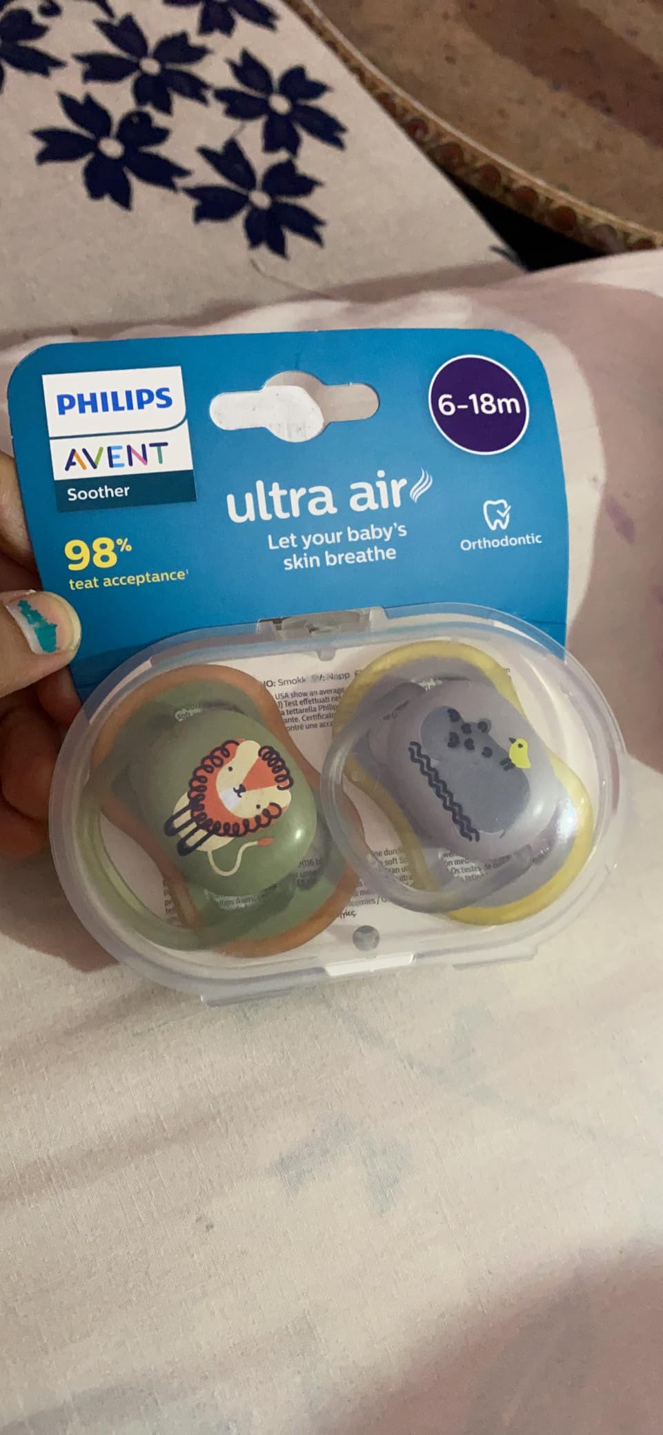 Buy Philips Avent Ultra Air Soother - 2 x Light, Breathable Baby ...