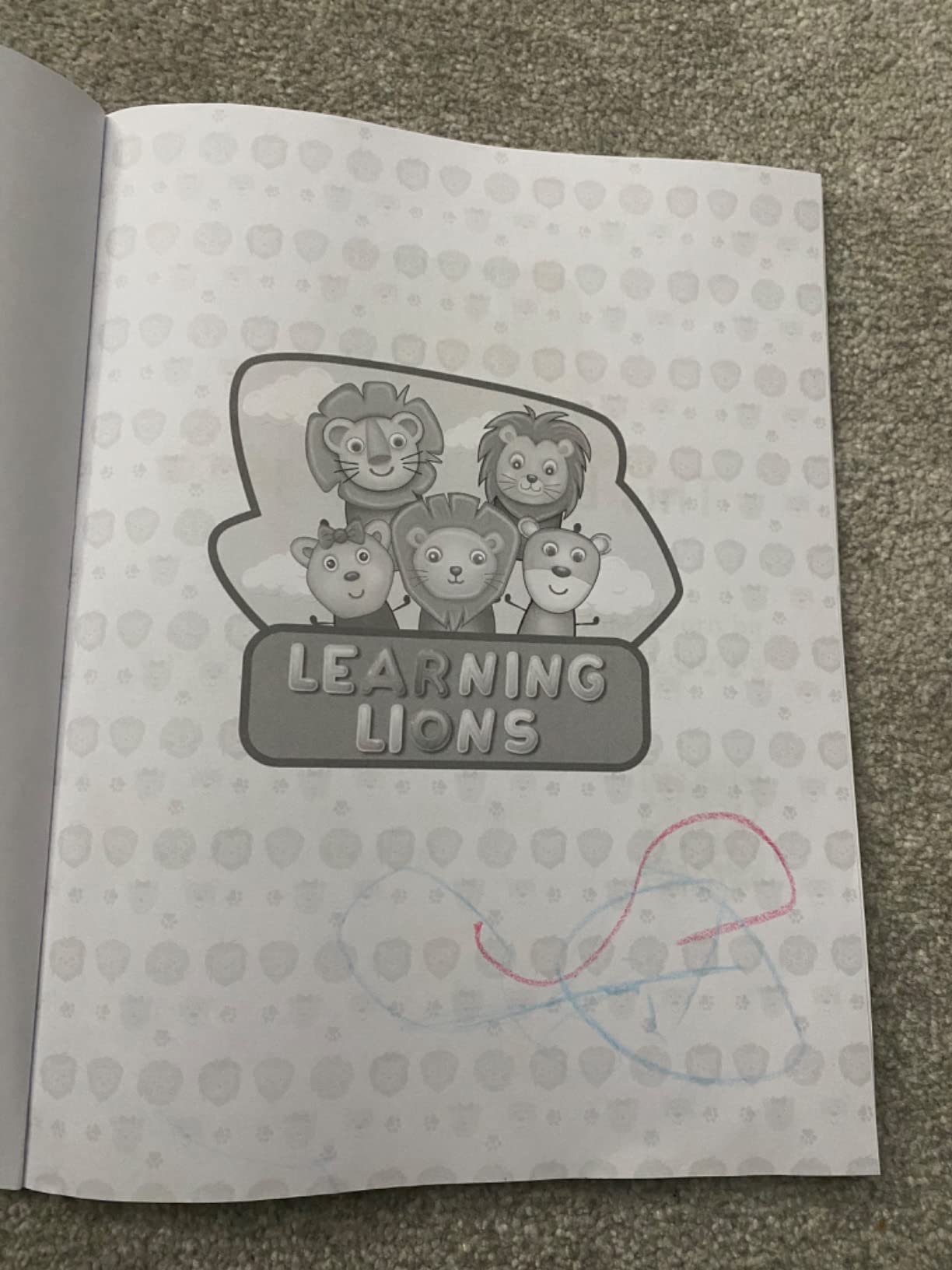 Learning Lions: Meet the Lions - Colouring Book. Learn Letters, Numbers ...