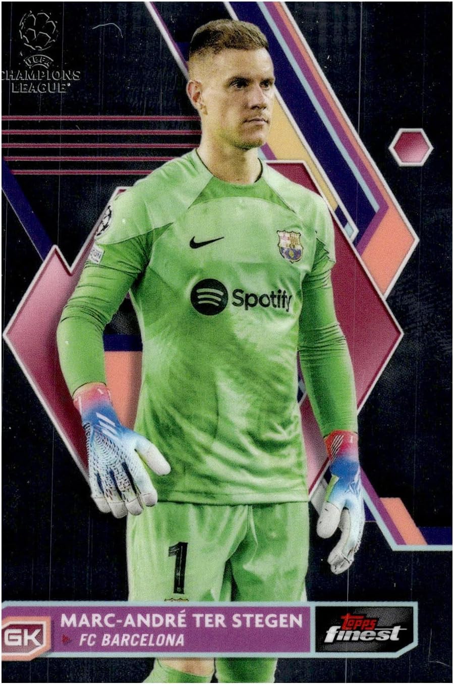 Amazon.com: 2022-23 TOPPS FINEST UEFA #118 MARC-ANDRE TER STEGEN FC ...