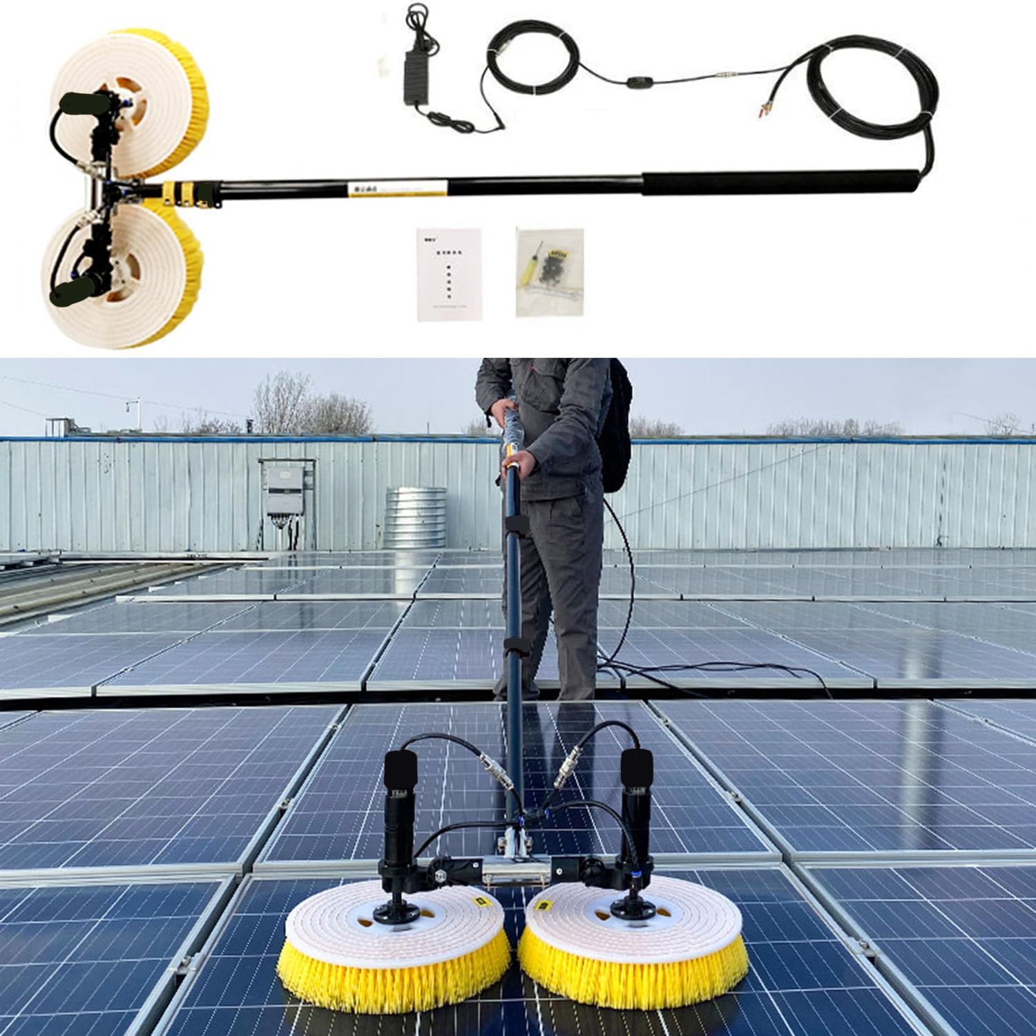 flatpincololee Photovoltaic Panel Cleaning Machine, Solar Panel ...