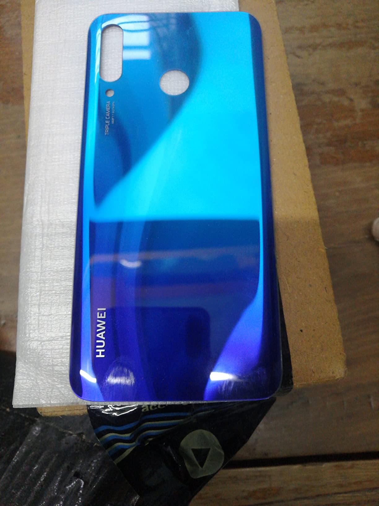 Mozomart Battery Door Back Panel Glass with Logo for Huawei P30 Lite ...