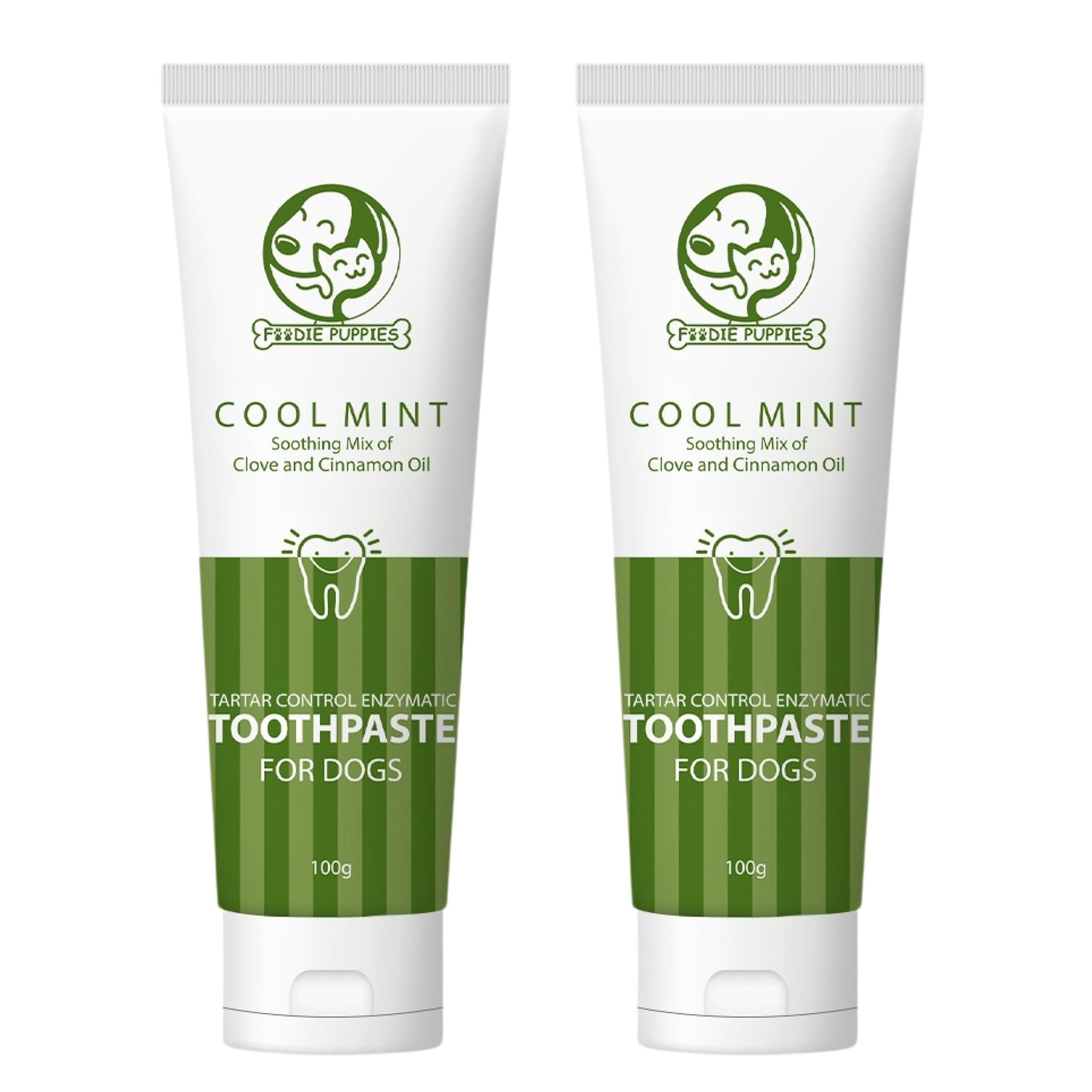 Foodie Puppies Dental Care Cool Mint Toothpaste for Dogs - 100g (Pack ...
