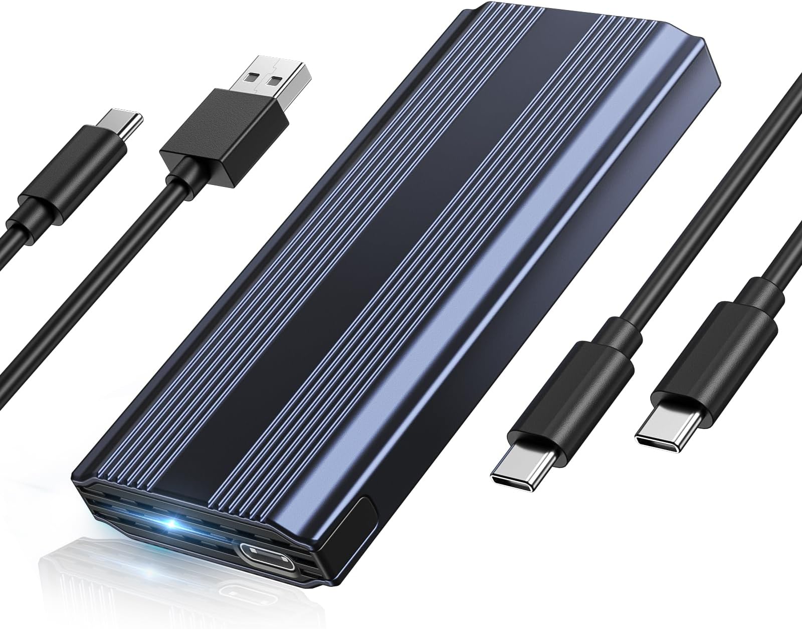 Amazon.com: UGREEN M.2 Enclosure for SATA NGFF SSD Aluminum USB 3.1 Gen ...