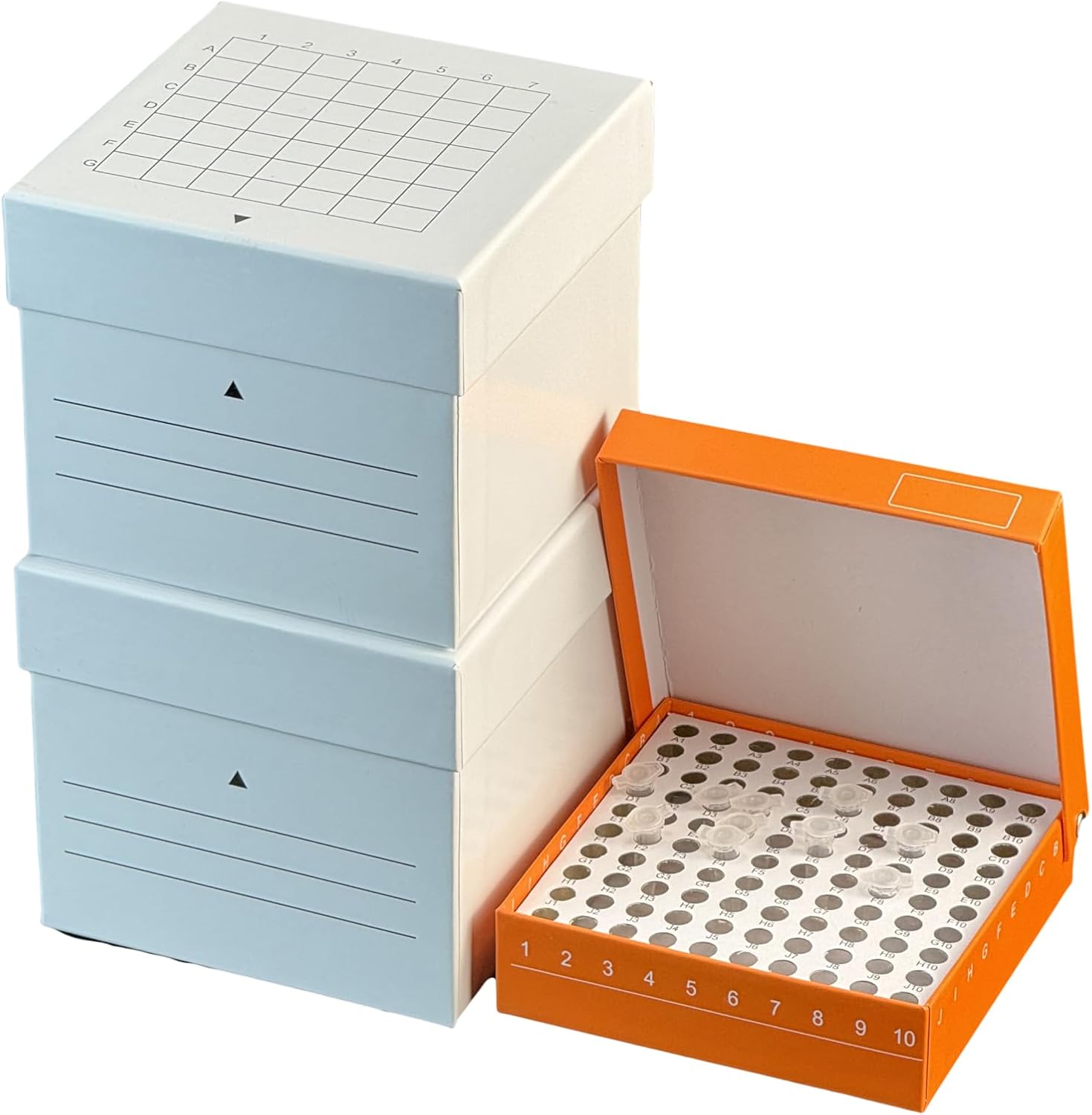 Amazon.com: LUERFLEX Cardboard Cryogenic Tubes Storage Boxes Cryobox ...