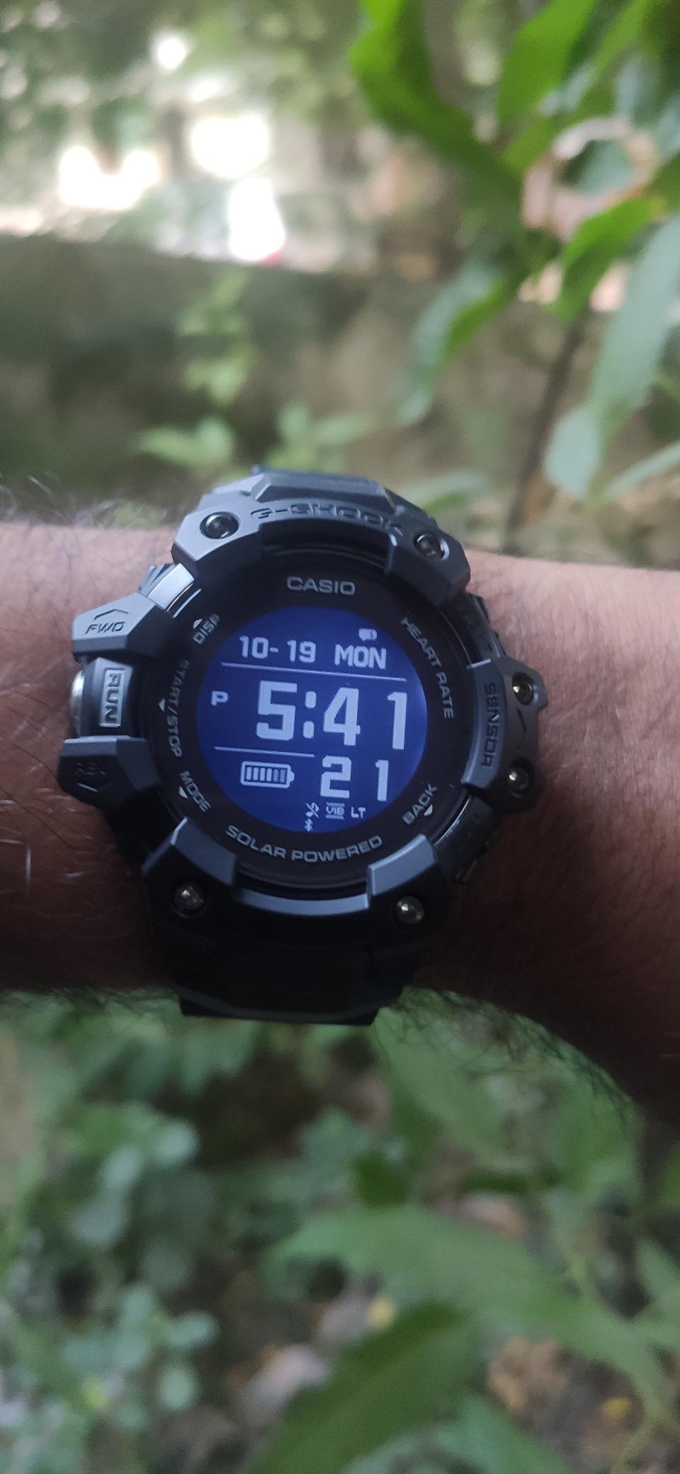 Casio G-shock Heart Rate Monitor + GPS Fuction + Solar Powered G-Squad ...