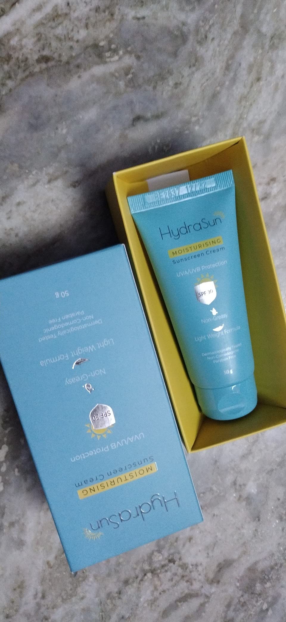 HYDRASUN Moisturising Sunscreen Cream For Normal Skin, 50Ml, 30 SPF ...