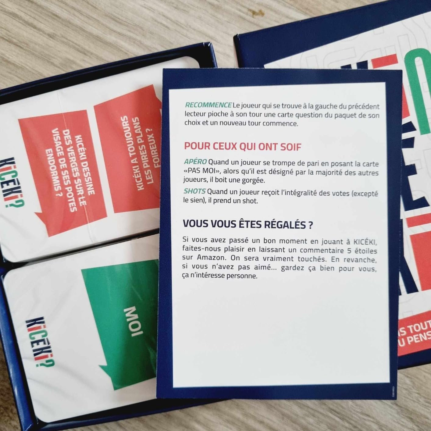 KICÉKI – Jeux de société Famille et Amis – 400 Questions pour révéler ...