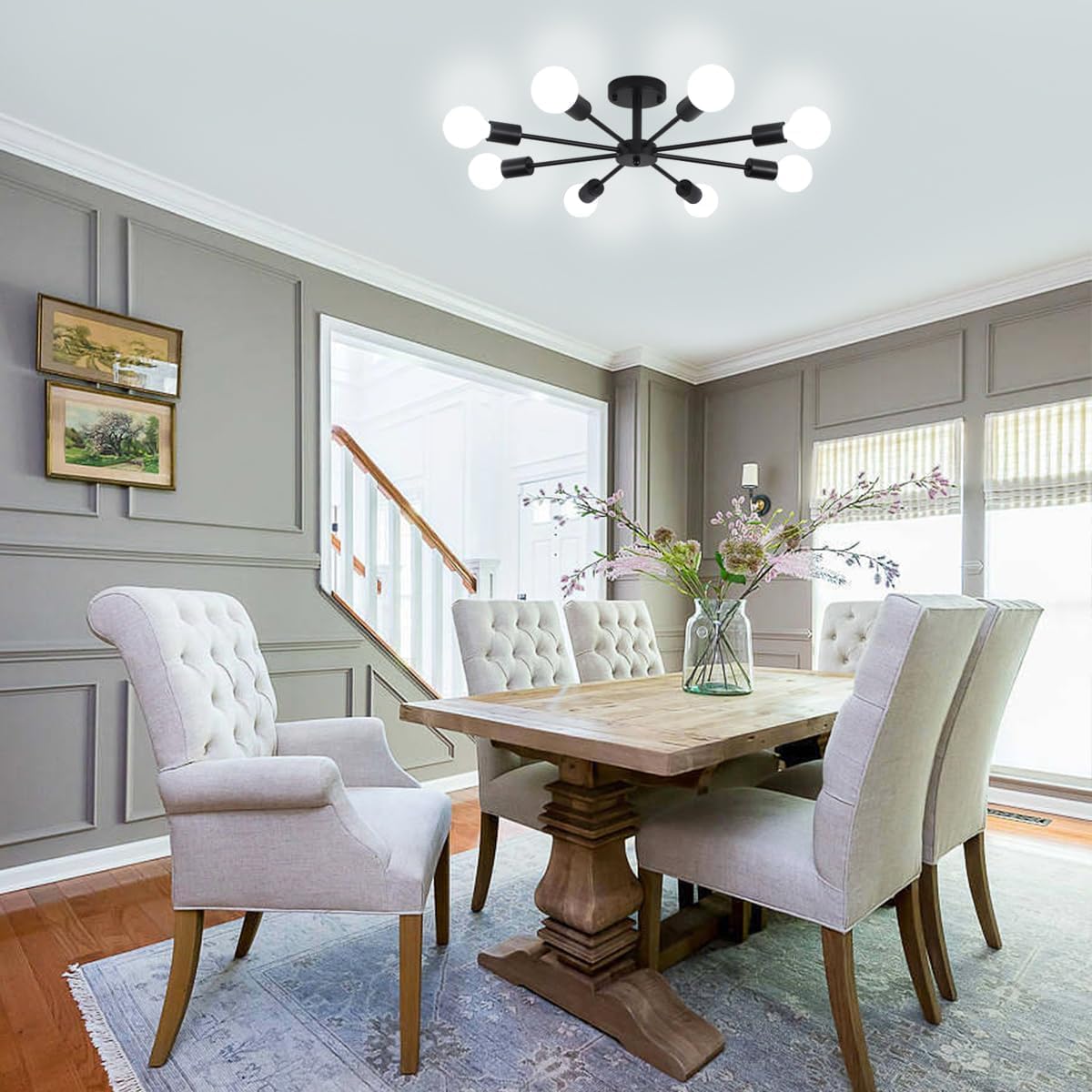 Octagon Shaped Light Fixture